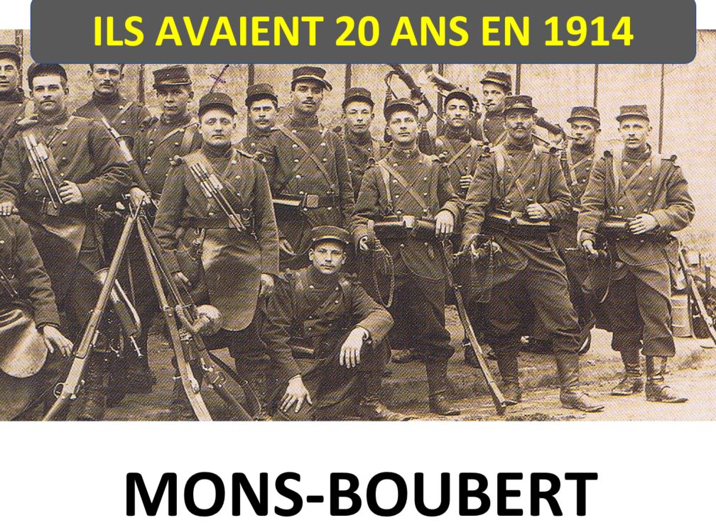 Exposition « ILS AVAIENT 20 ANS EN 1914 » à Mons-Boubert – De la Somme ...